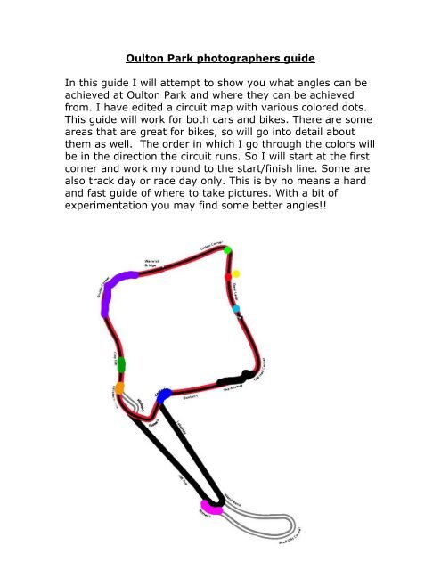 Oulton Park Circuit Guide - Matt Sayle Photography