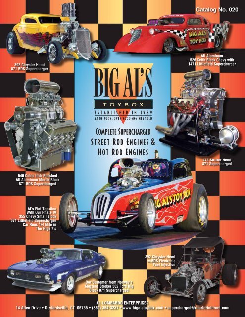 Complete Supercharged Street Rod Engines & Hot ... - Big Al's Toybox