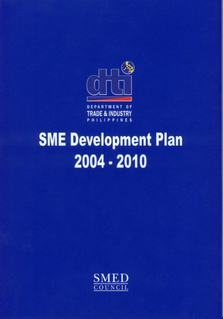 The SME Development Plan 2004 - DTI