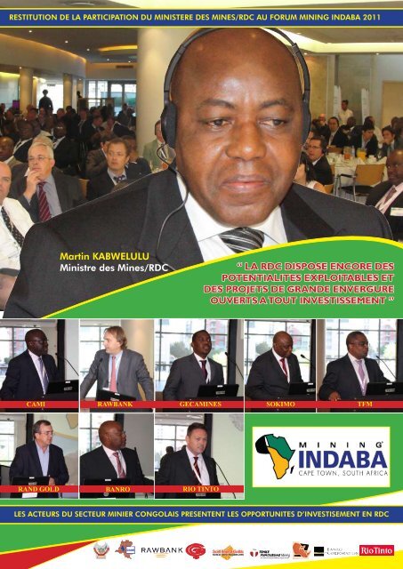 Martin KABWELULU Ministre des Mines/RDC - Ministère des Mines