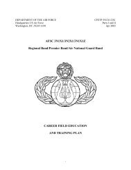 afsc 3d1x1 client systems career field education and ... - Air Force Link