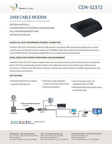 CMA-30360 - Hitron Technologies