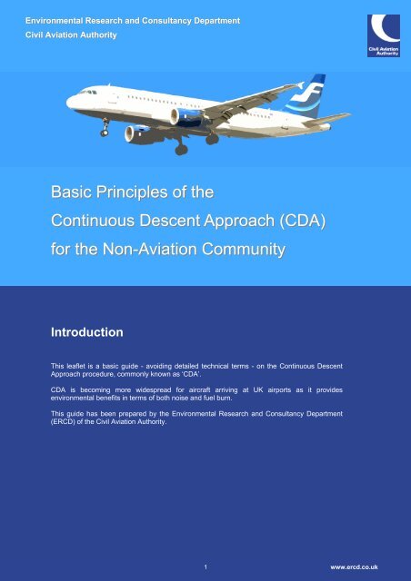 Basic Principles of the Continuous Descent Approach (CDA) for the ...