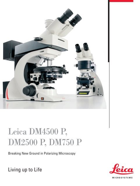 Leica DM4500 P, DM2500 P, DM750 P - Leica Microsystems