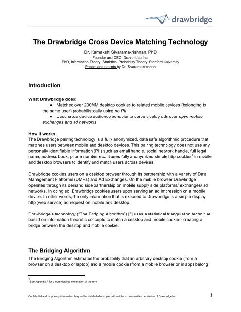 Cross Device Matching Technology