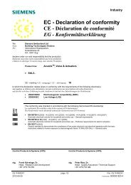 EC - Declaration of conformity CE - Déclaration de conformité EG ...
