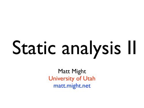 aexp - Matt Might - Might.net