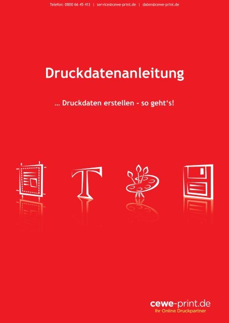 ausführlichen Druckdatenanleitung - CEWE-PRINT