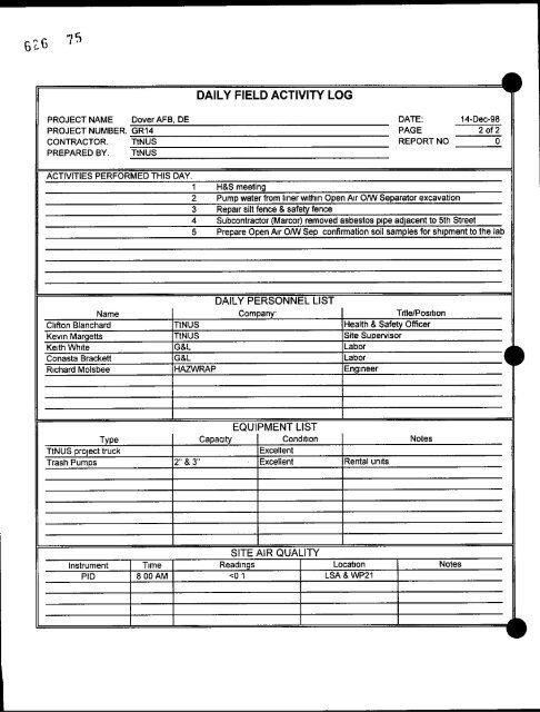 daily-field-activity-log