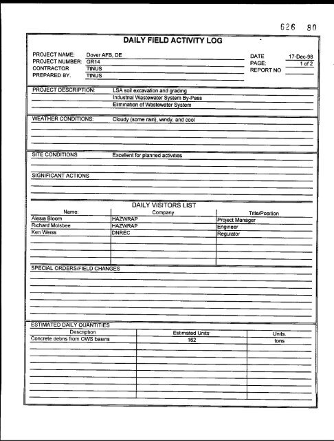 daily-field-activity-log