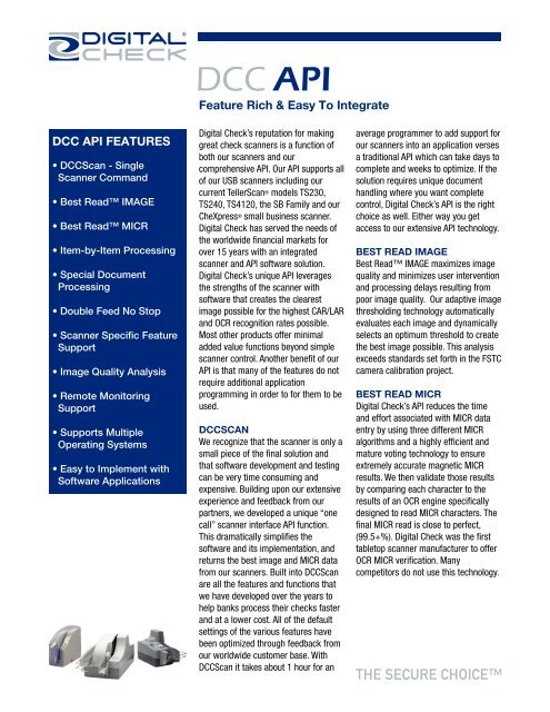 API Brochure_Front_Rev 082909 - Digital Check Corporation