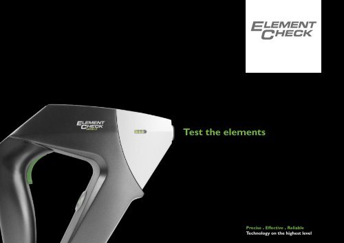 Test the elements - ElementCheck