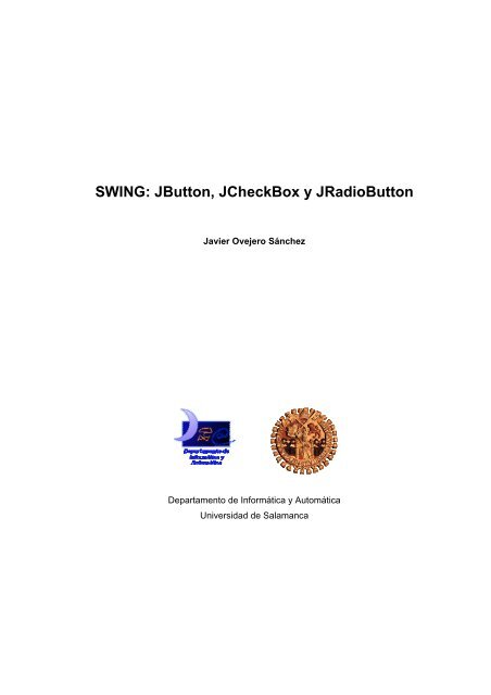 SWING: JButton, JCheckBox y JRadioButton - ITMA