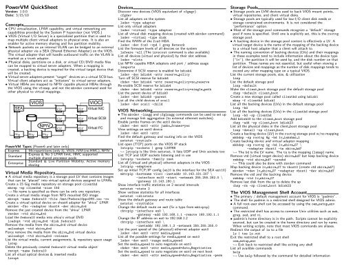 PowerVM QuickSheet - tablespace.net
