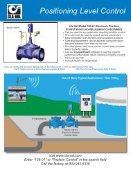 Pressure Relief Control CRL - Cla-Val