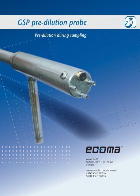 GSP pre-dilution probe