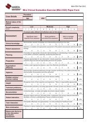 The Mini Clinical Evaluation Exercise (mini-CEX)