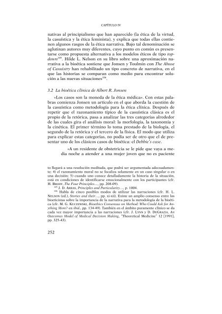 LA CASUÍSTICA EN BIOÉTI