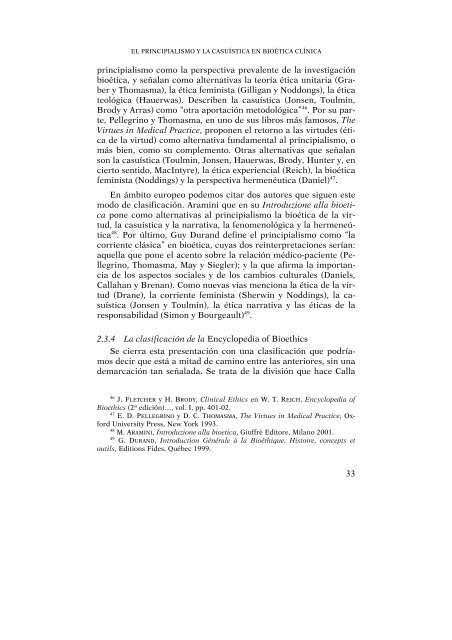 EL PRINCIPIALISMO Y LA CA