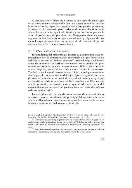 EL PRINCIPIALISMO A conti