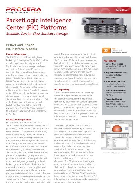 Scalable, Carrier-Class Statistics Storage - Procera Networks