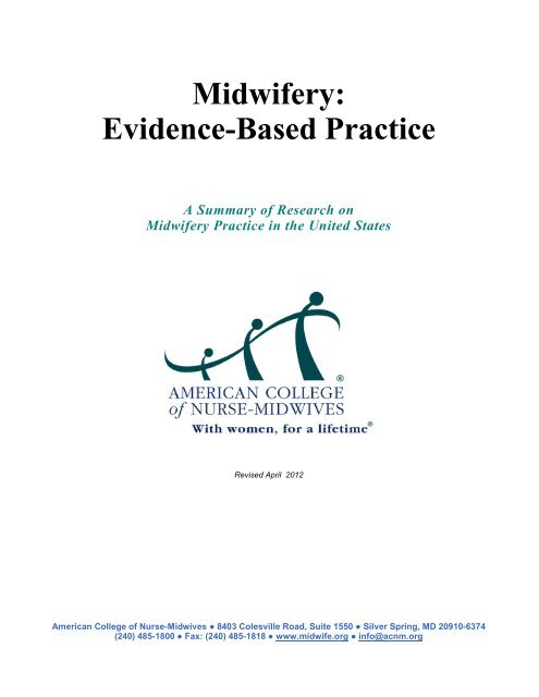 Midwifery: Evidence-Based Practice, a Summary of Research
