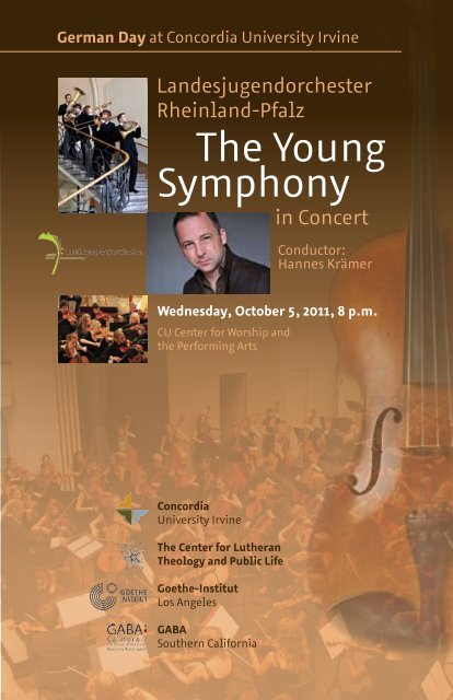 Concert Program - German Day