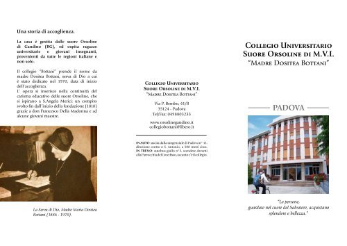 Collegio Universitario Suore Orsoline di M.V.I.