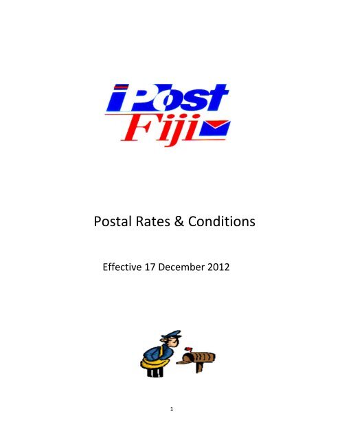 Fiji Postal Rates