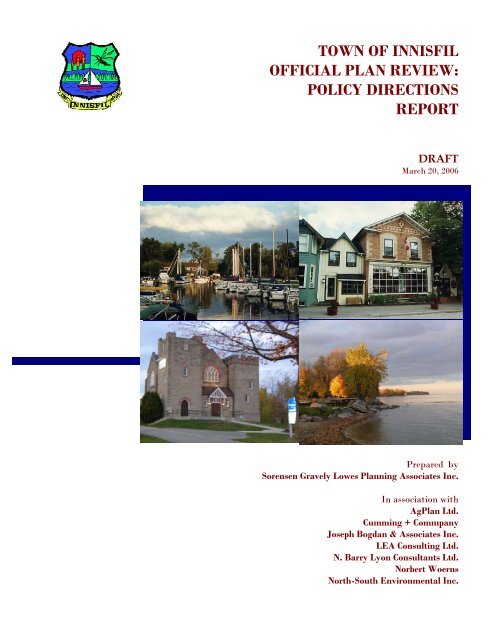 town of innisfil official plan review: policy directions report