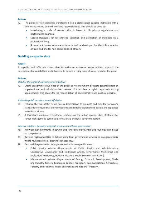 NATIONAL PLANNING COMMISS