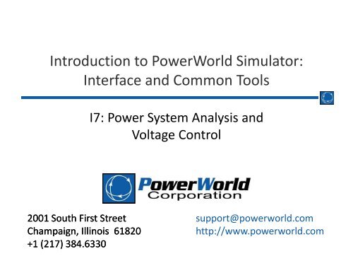 Power Flow Solution - PowerWorld