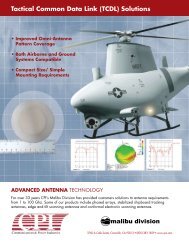 Tactical Common Data Link (TCDL) Solutions