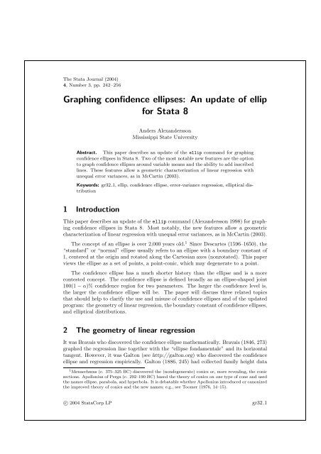 Graphing confidence ellipses: An update of ellip ... - AgEcon Search
