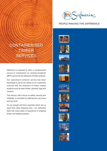 Timber Services Brochure - Safmarine