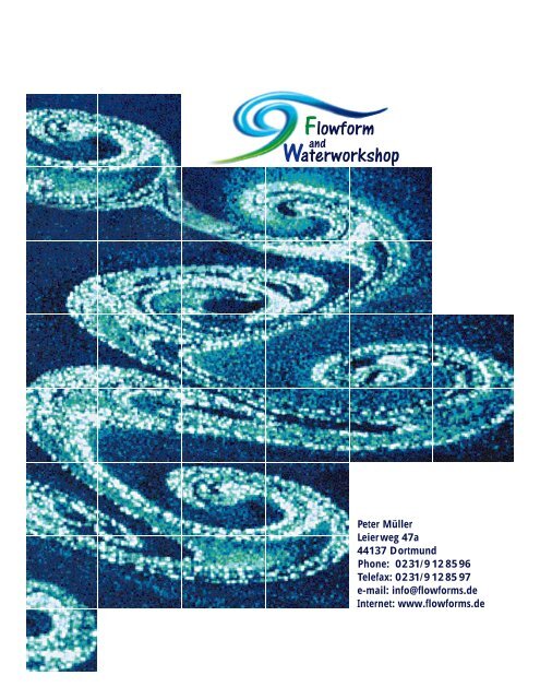 Flowform Waterworkshop - Flowform und Wasserwerkstatt