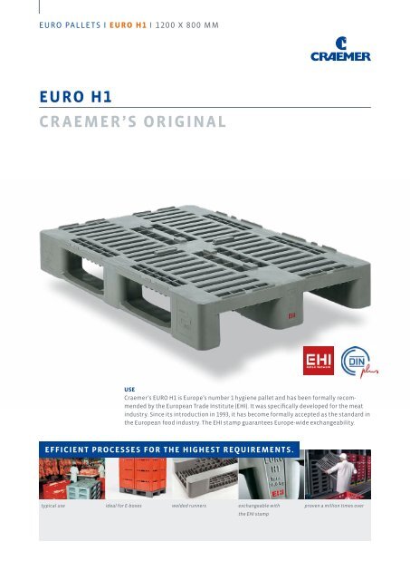 EURO H1 CRAEMER'S ORIGINAL