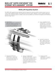 REFERENCE MATERIAL FIRE HYDRANT - Mueller Co.