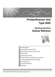 DDST Unit Type A / Type B Printer / Scanner Reference