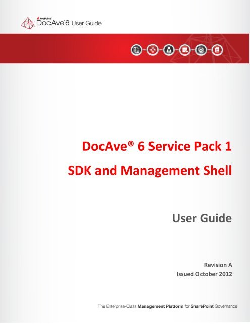 DocAve 6 Management Shell - AvePoint