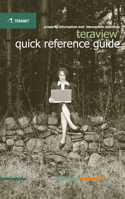 teraview® quick reference guide - Teranet eXpress