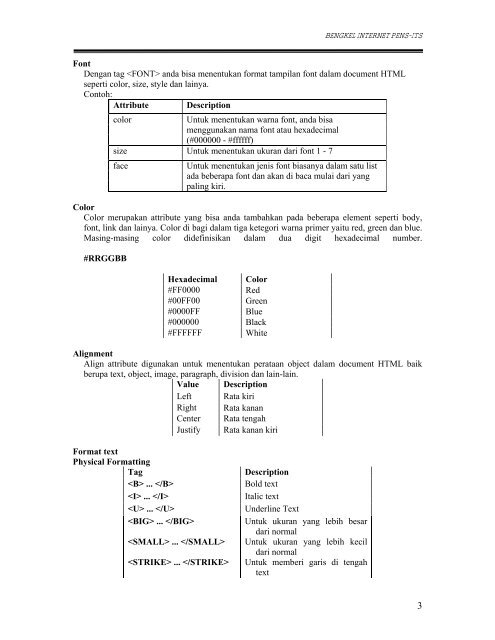 BENGKEL INTERNET PENS-ITS