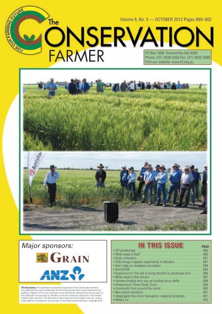 FARMER - Conservation Farmers Inc.