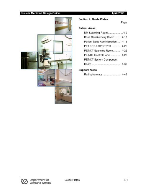 Nuclear Medicine Design Guide April 2008 Guide Plates 4-1 Section ...