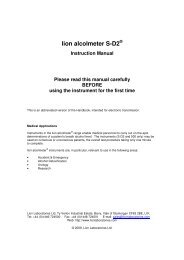 lion alcolmeter® 600 - Lion Laboratories Ltd.