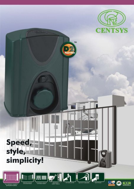 D2 Turbo Centsys Brochure - Queensland Gate Automation