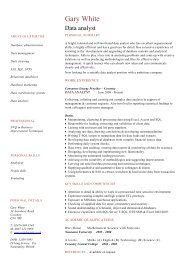 Trainee accountant CV sample - Dayjob