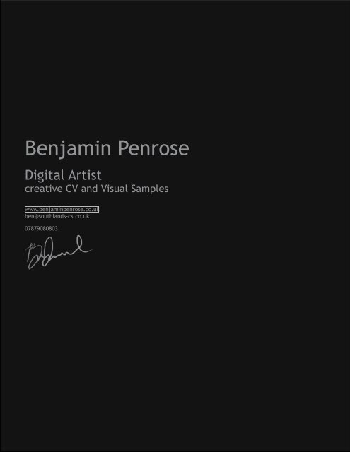 gallery cv - Ben Penrose
