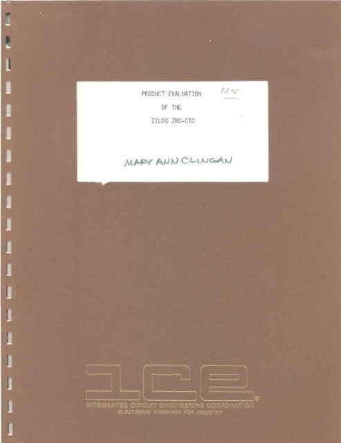 Zilog Z80-CTC - Smithsonian - The Chip Collection