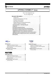 APTIMA® Urine Specimen Collection Kit for Male ... - Gen-Probe, Inc.